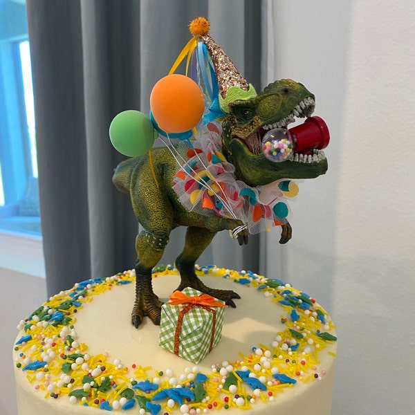 Dinosaur Cake Topper/dinosaur Caketopper /dino Theme Party/roar Dino - Etsy