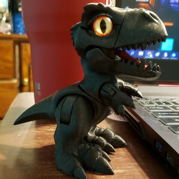 Boon Tiny T-rex Dinosaur 3d Printed Articulated Custom Realistic Glass ...