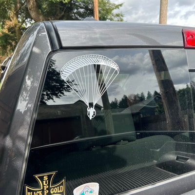 Paramotor Ppg Powered Paraglider Vinyl Decal Sticker 2 Pack - Etsy