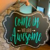 Come in We Are Awesome Classroom Door Sign, Classroom Wall Decor ...