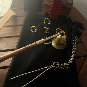 Black Tau Hooded Robe, Robe of a Neophyte, Robe of the Crone, Ritual ...