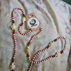 SHANGO With Tiger Eye Beads Necklace/collar/eleke ~ Santeria/yoruba - Etsy