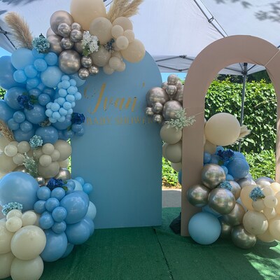 Oh Boy Baby Shower Decal, Balloon Arch Decoration, Party Arch Decal ...