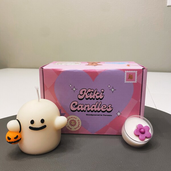 Chubby Ghost Candle| Chubby Ghost |halloween Candles| Unique Candle ...