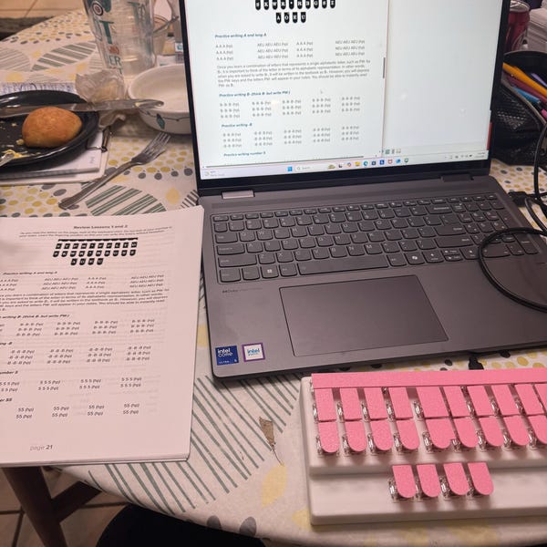 Stenoob Pro 3 | USB Steno Keyboard | Real-time Writing - Etsy