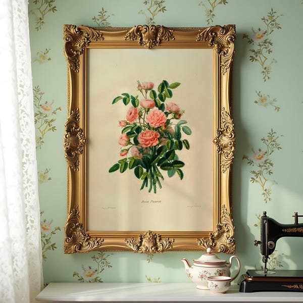 Dark Mahogany Baroque Frame | Gothic Frame | Gothic Picture Frame ...