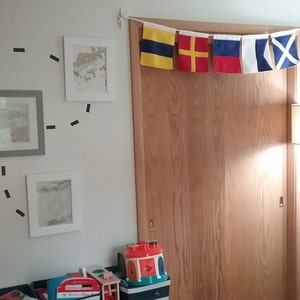 Nautical Flag Stickers Vinyl Peel and Stick 1.5 Square | Etsy