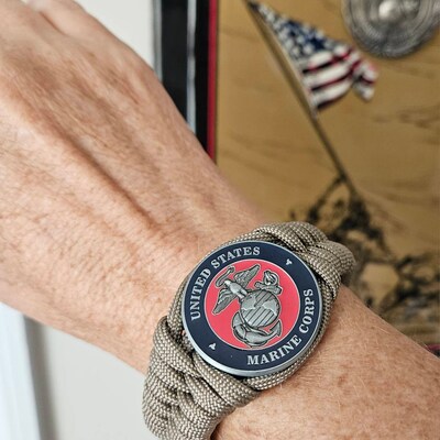 US Navy Paracord Bracelet, United States Navy Veteran Sailor Gift, Navy ...