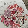 10-50 Pink Themed Stickers - Etsy