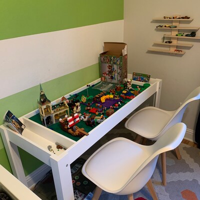 Building Bricks Table, Activity Table, Building Blocks Table, Kids ...