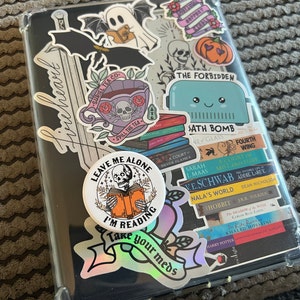 Let Me Read in Peace Sticker Skeleton Reading a Book Sticker - Etsy