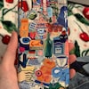Navy Blue Collage Phone Case - Etsy