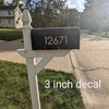 Reflective Mailbox Numbers, Reflective Mailbox Decals, Mailbox Decals ...