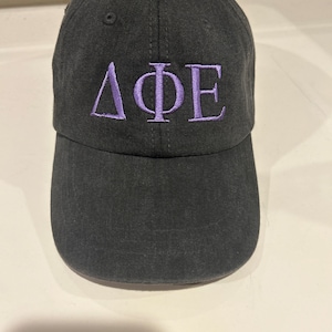 Tri Sigma Cap Officially Licensed Greek Baseball Cap Sigma - Etsy