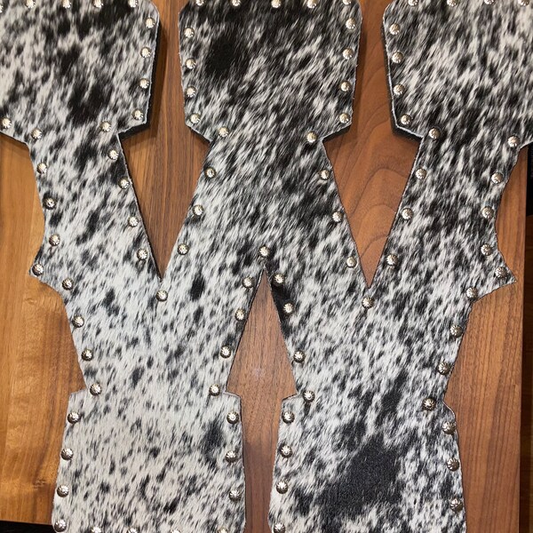 18”custom Handmade Rustic Western Cowhide Letters Home Decor Wall ...