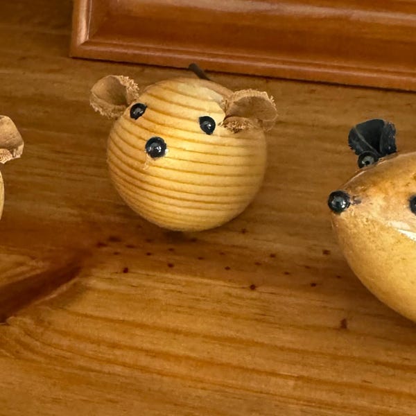Handmade Wooden Mouse - Etsy UK