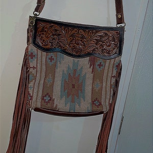 Western Leather Tooled Mules With Cowhide - Etsy