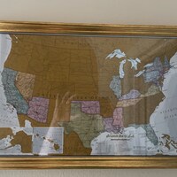 Scratch off Map USA Travel Gift Map United States , Gifts for Him ...