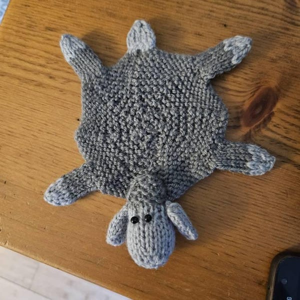 Sheep Coaster Knitting Pattern PDF Easy Knit Beginners Farm Animal Mug ...
