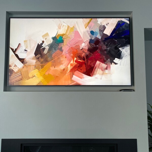 Frame TV Art Abstract, Samsung Frame TV Art Modern, Frame TV Art 4K ...