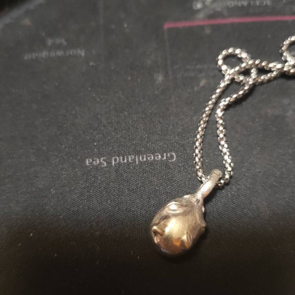 Egg of the King Berserker Necklace, Sterling Silver Behelit Sacrifice ...