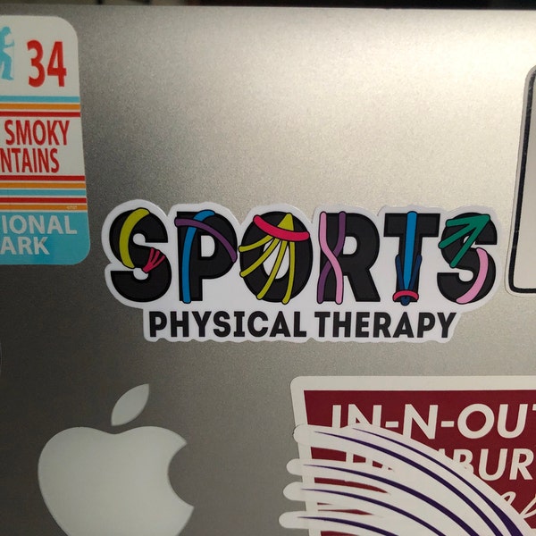 Sports Physical Therapy Sticker, Physical Therapy for Athletes, DPT ...