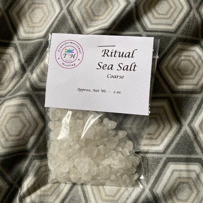Sea Salt Coarse Ritual Cleansing Spiritual Protection Magical ...