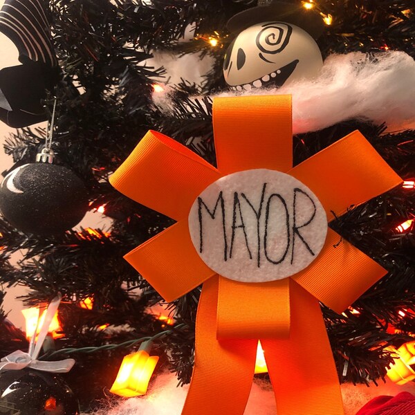 The Mayor Ribbon, Nightmare Costume, Costume Accessory, Halloween ...