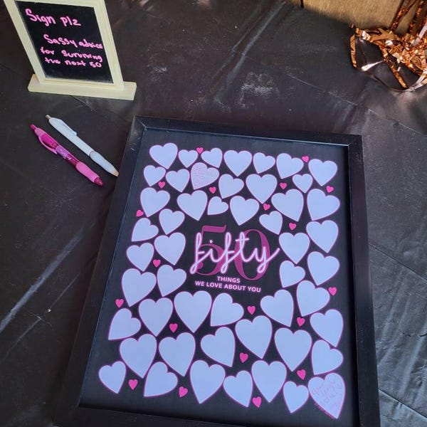 Farewell Party Sign, Guest Book Sign In, Coworker Farewell Card ...