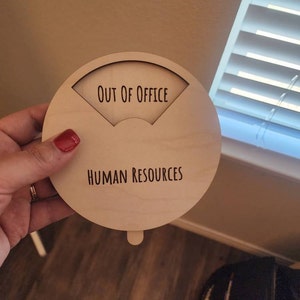 Personalized Work From Home Privacy Sign Wood Custom Do Not Disturb ...