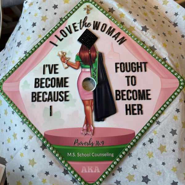 Jordan Themed Graduation Cap Topper, Graduation Cap, Graduation Cap ...