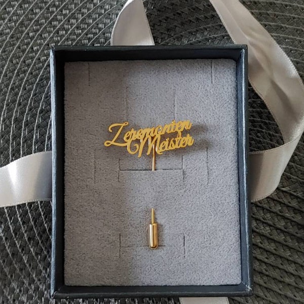 14k Gold Personalized Initial Lapel Pin: Custom Suit Pin - Etsy