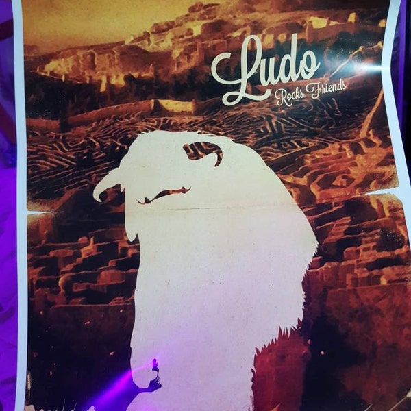 Labyrinth Movie Poster / Ludo Silhouette / Labyrinth Print / Vintage ...