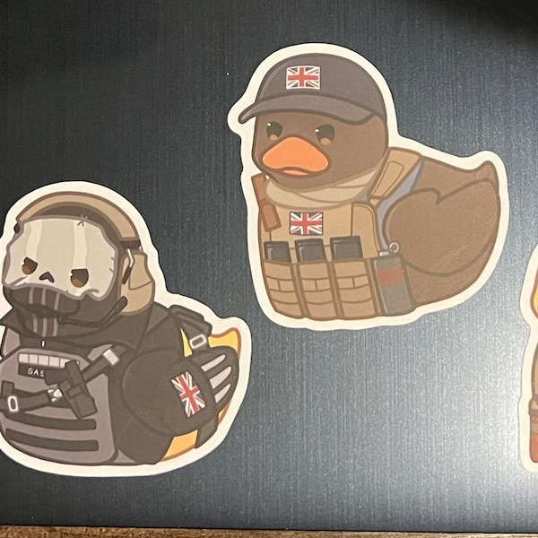 CODMW Duckies - Matte Vinyl Stickers - Etsy