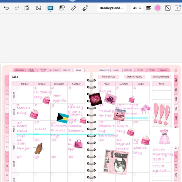 Digital Notebook, Student Notebook, Goodnotes Notebook, iPad Notebook ...