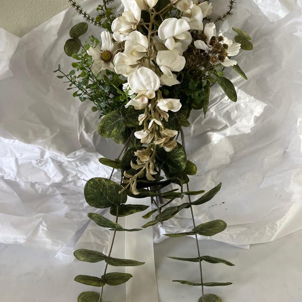 Fairycore Dried Flower Crown REAL Eucalyptus & Statice Faux Blooms ...