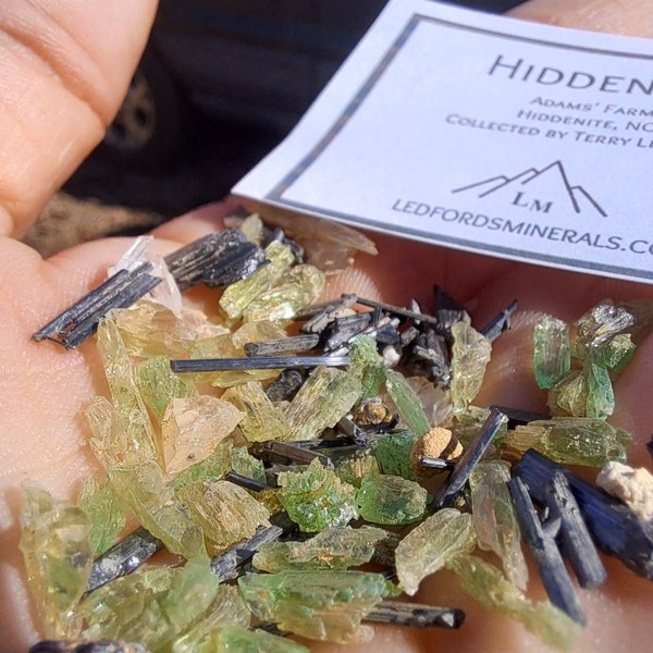 North American Emerald Mine Hiddenite NC Tourmaline Thumbnail - Etsy