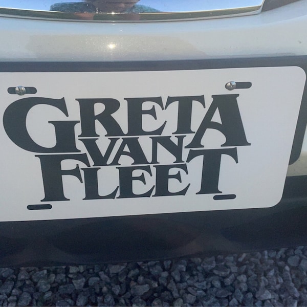 Custom License Plate Front Car Tag, Aluminum or Plastic - Personalized ...