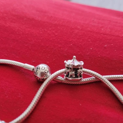 Pandora Sterling Silver Germany Heart Flag Dangle Charm - Etsy