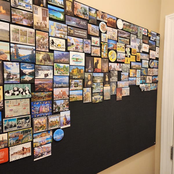 Travel Magnet Display Board Souvenir Magnet Display Board Modern ...