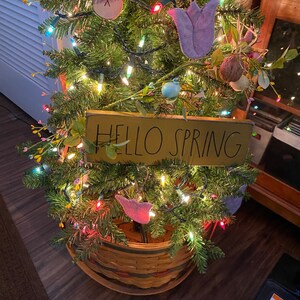 Primitive Country Spring With Bunny 12 Sign - Etsy