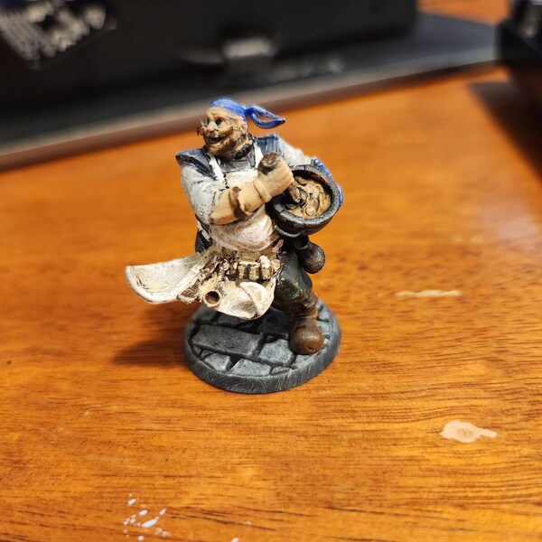 Dnd Human Male Chef Unpainted Miniature - Etsy
