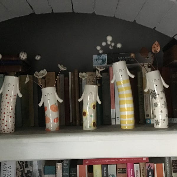 Ceramic Wizard Gnome Handmade Pottery Gnome Unusual Gift Quirky Present ...