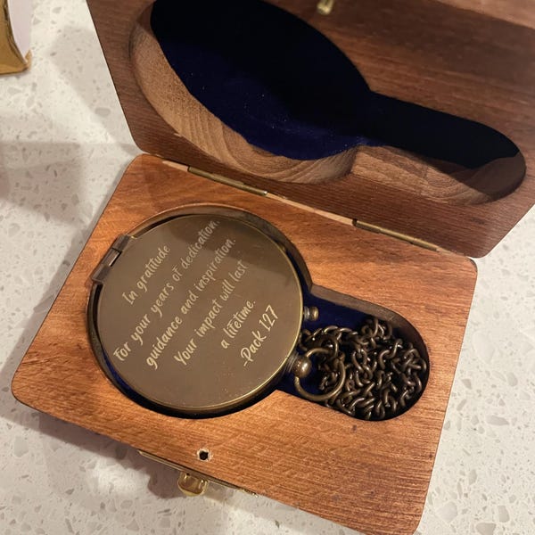 Personalized Compass, Engraved Compass, Custom Compass, Functional ...