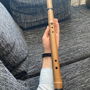 Native American Style Bamboo Flute in the Key of A. Ethnic Native Flute ...