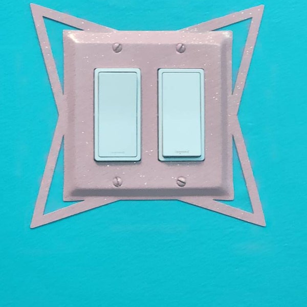 TELSTAR Painted Mid Century Atomic Shadow Box Light Switch and Outlet ...