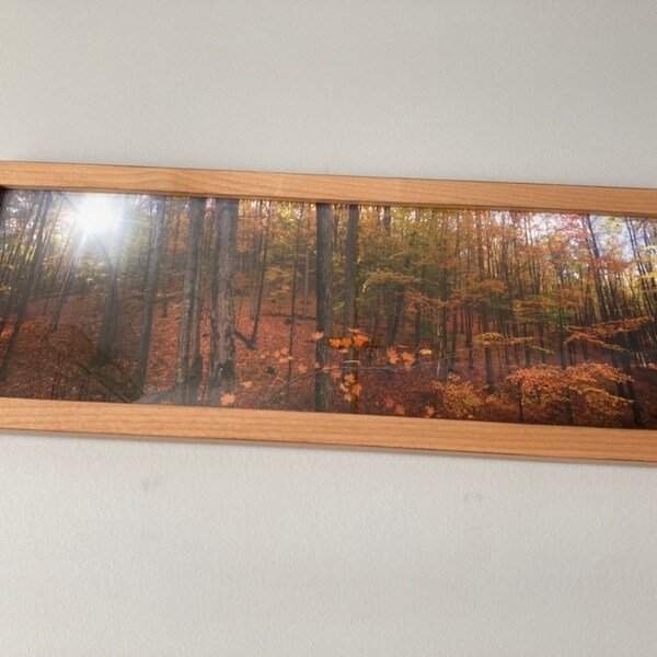 Panoramic Picture Frame in 1x1 Flat Style and Vintage Color of Your ...