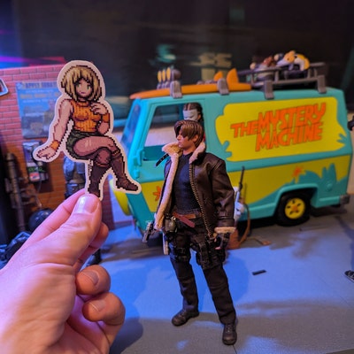 Resident Evil Pixel Art Stickers Vinyl Stickers Leon S Kennedy Ada ...