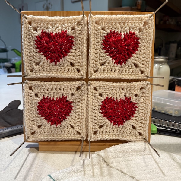 Heart Granny Square Cardigan Crochet Pattern (pattern Only) - Etsy