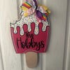 Popsicle Door Hanger, Ice Cream Door Hanger, Popsicle Decor, Summer ...